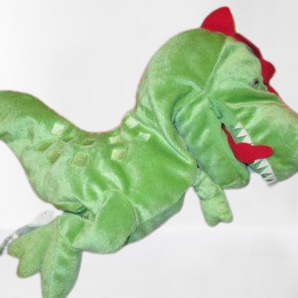 Ikea LASKIG | Toys | Ikea Laskig 3 Green Dragon Glove Hand Puppet ...